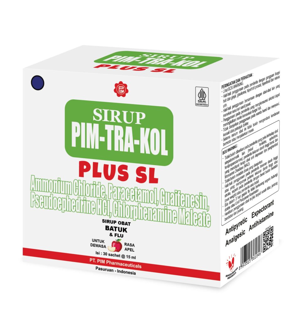 PIM-TRA-KOL SYRUP PLUS SL APEL SACHET – PIM Pharmaceuticals