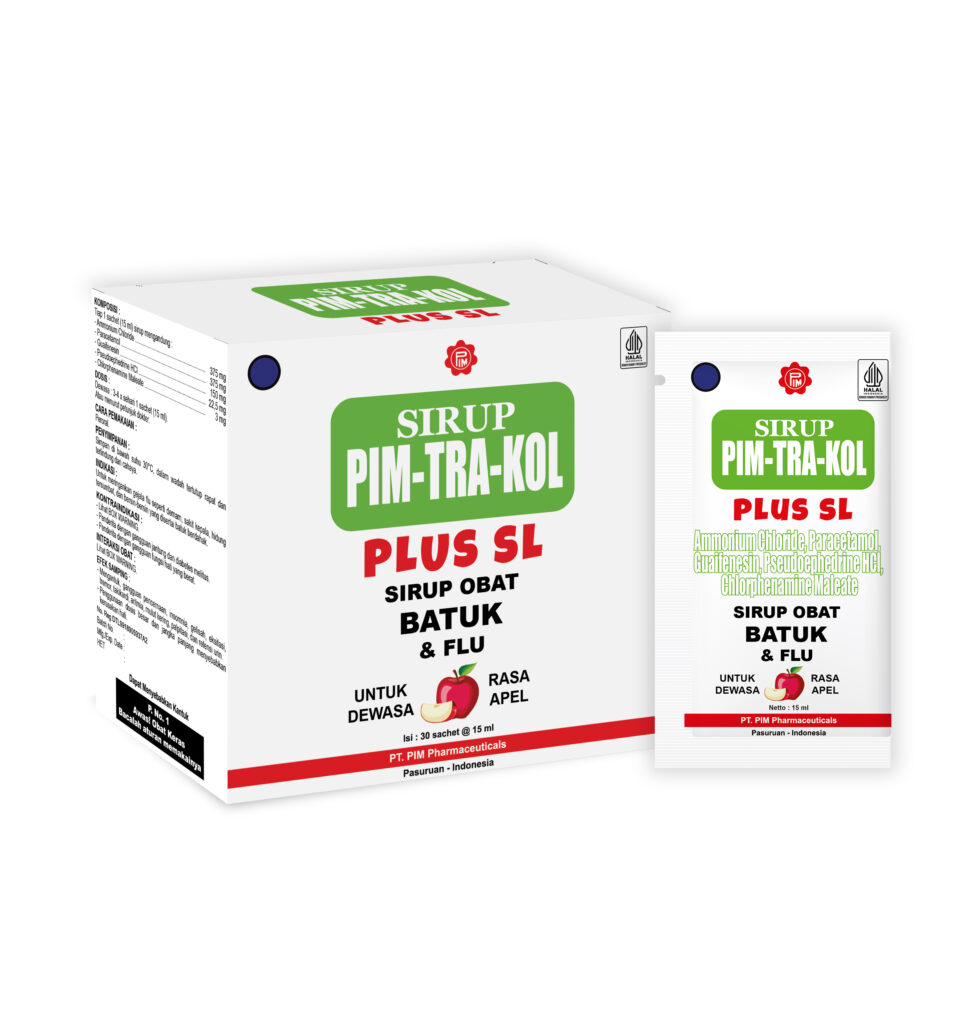PIM-TRA-KOL SYRUP PLUS SL APEL SACHET – PIM Pharmaceuticals