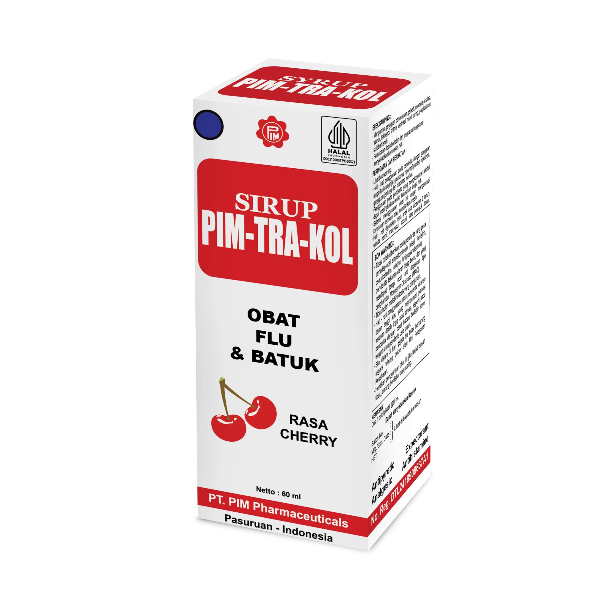 PIM-TRA-KOL SYRUP CHERRY - PIM Pharmaceuticals